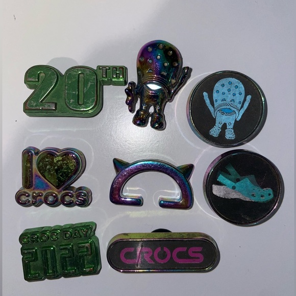 CROCS | Accessories | 4 A Piece Or All For 24not Plastic Heavy Metal ...